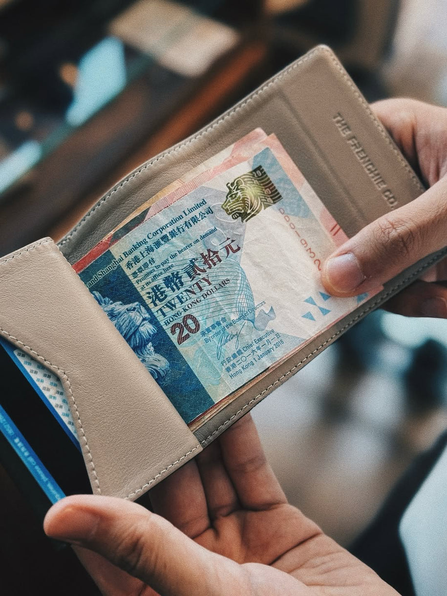 THE FRENCHIE CO. - Speed Wallet - Black-Tan – Heima